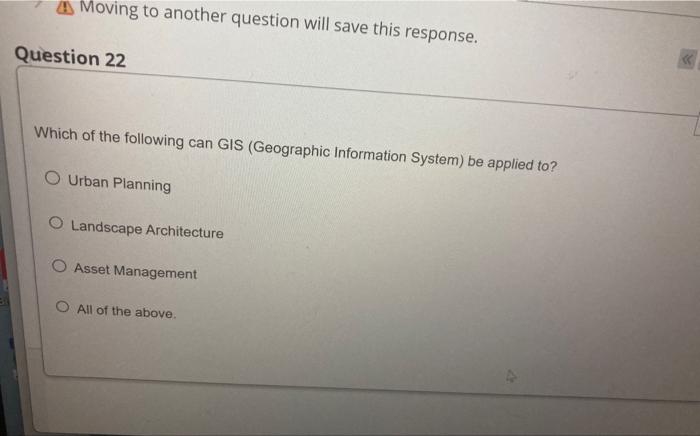 Solved Which of the following can GIS (Geographic | Chegg.com