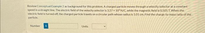 Solved Review Conceptual Example 2 as background for this | Chegg.com
