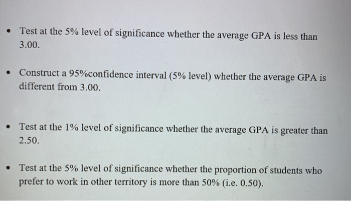 Solved • Test at the 5% level of significance whether the | Chegg.com