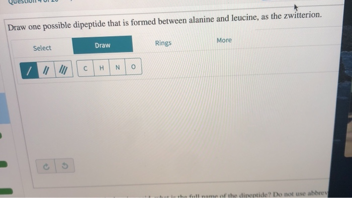 Solved Draw one possible dipeptide that is formed between | Chegg.com Solved Draw one possible dipeptide that is formed between | Chegg.com
