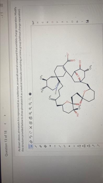 Solved Pinnatoxin A is a marine natural product isolated | Chegg.com