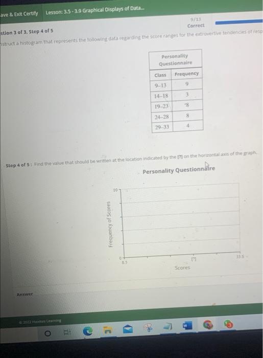 Solved ave & Exit Certify Lesson: 3.5 - 3.9 Graphical | Chegg.com