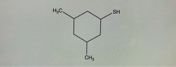 Solved SH H3C. SH CH3 SH нс | Chegg.com