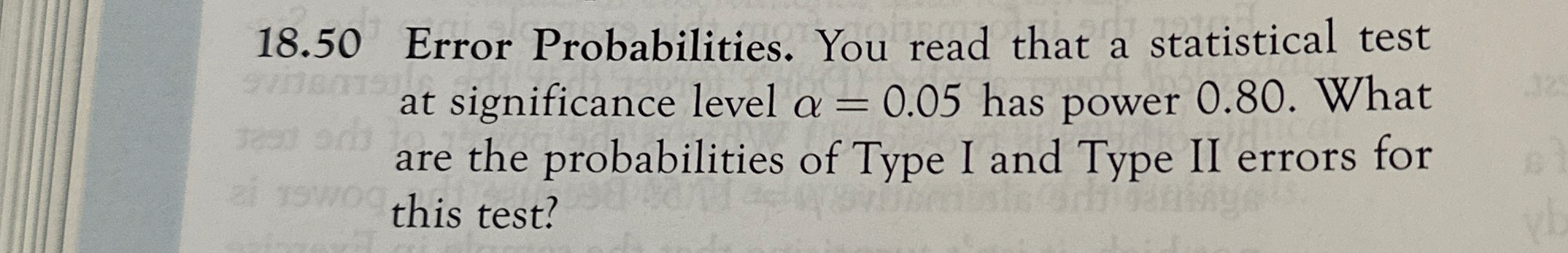 Solved 18.50 ﻿Error Probabilities. You read that a | Chegg.com