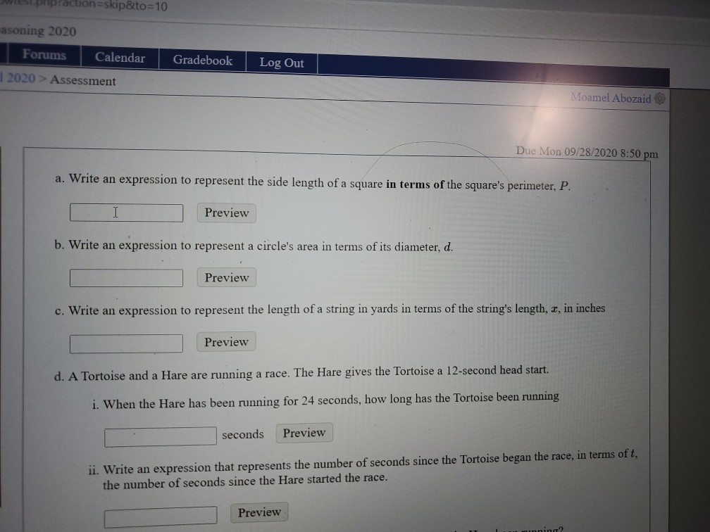Solved pripraction=skip&to=10 asoning 2020 Forums Calendar | Chegg.com