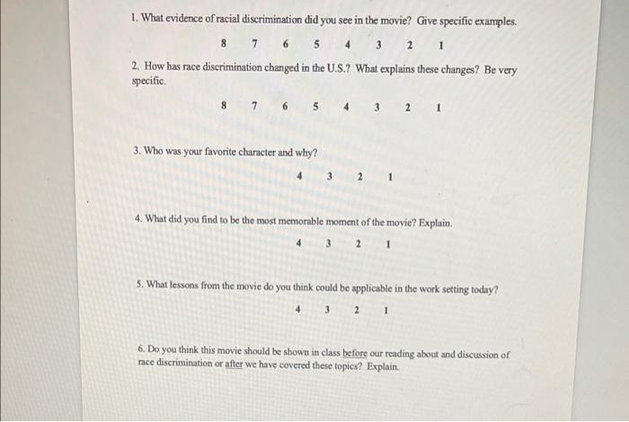 Solved these are questions regarding Mississippi burning | Chegg.com