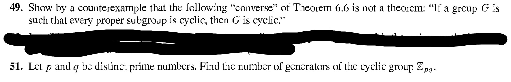 Solved Let p ﻿and q ﻿be distinct prime numbers. Find the | Chegg.com