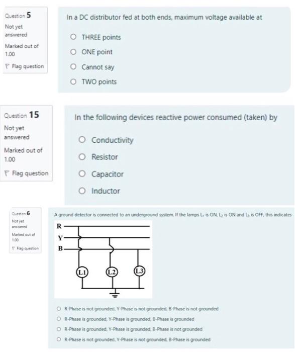 Solved In a DC distributor fed at both ends, maximum voltage | Chegg.com