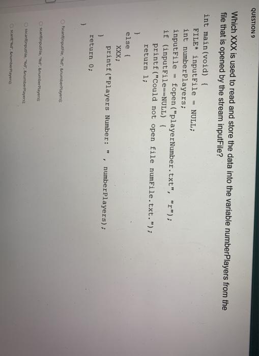 Solved QUESTION 8 Which statement XXX outputs each element | Chegg.com