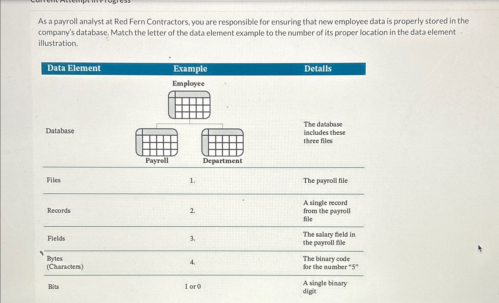 Solved As a payroll analyst at Red Fern Contractors, you are | Chegg.com