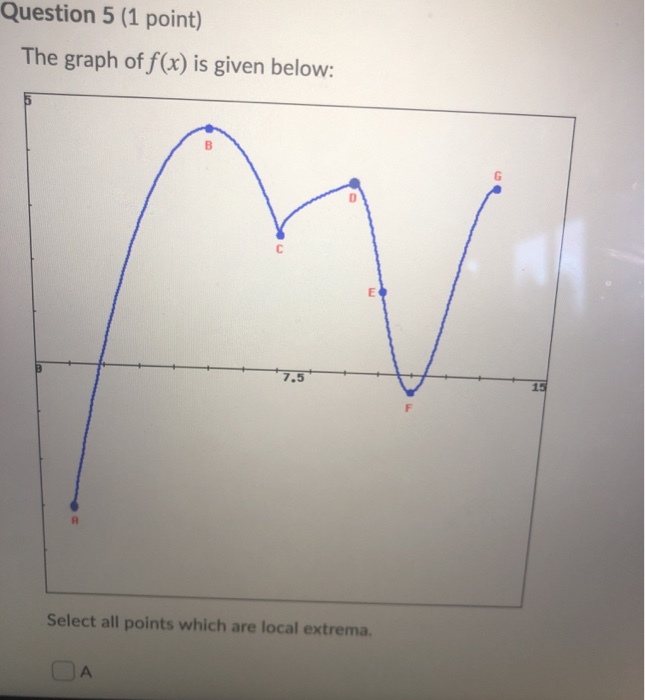 Solved Question 3 (1 point) Let f(x) = 6x4 + 2x3. Select all | Chegg.com