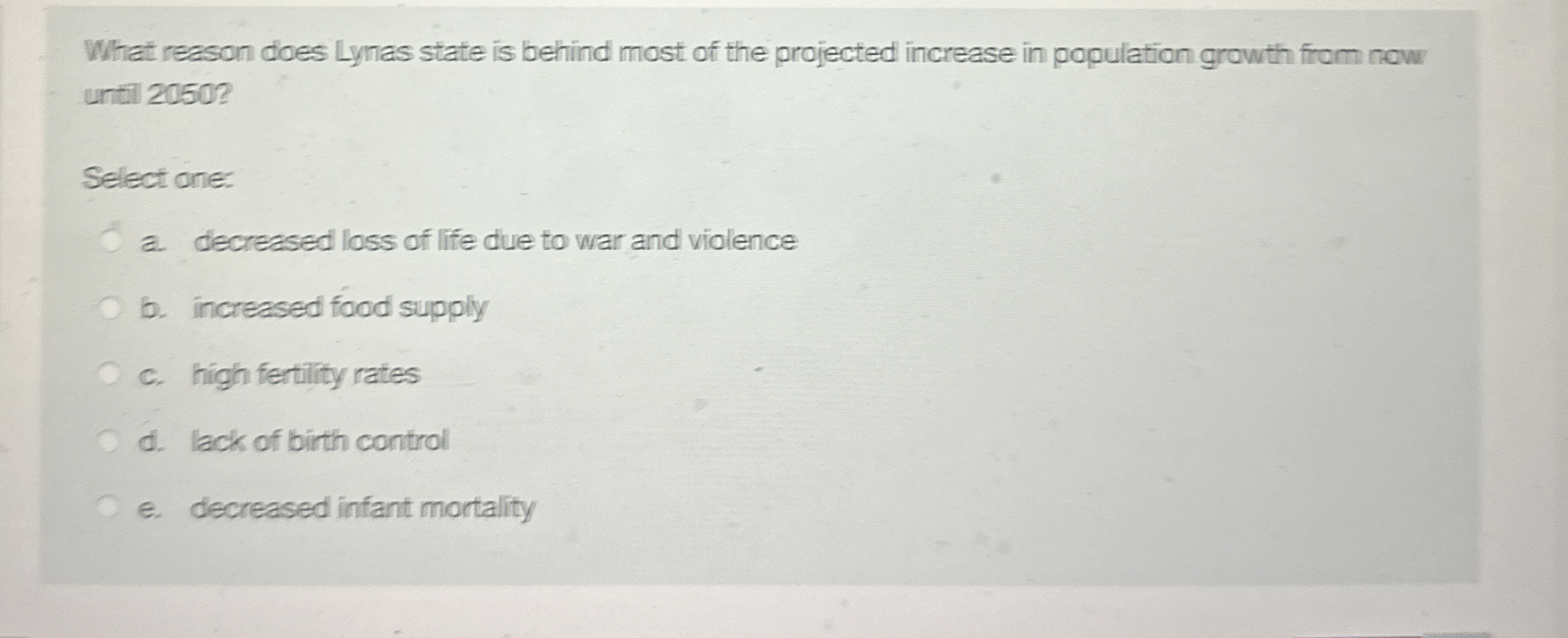 What reason does Lynas state is behind most of the | Chegg.com