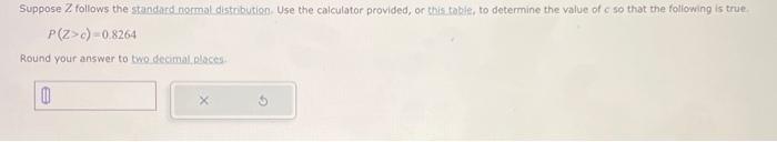 Suppose Z Follows The Standard Normal Distrobution 1470
