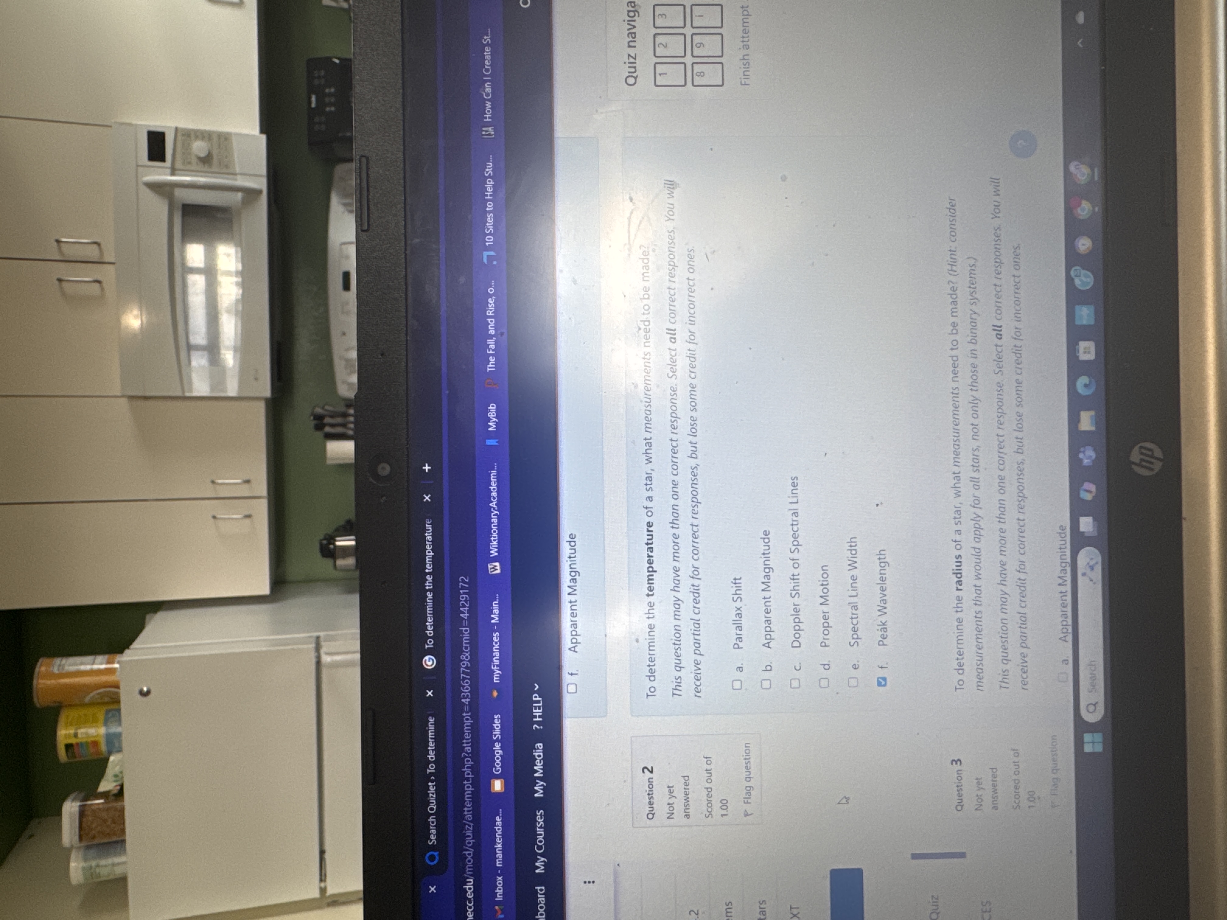 Solved To determine the temperature of a star, what | Chegg.com