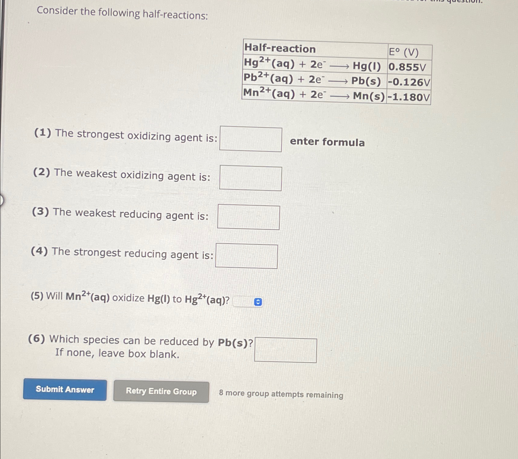 Solved Consider the following | Chegg.com