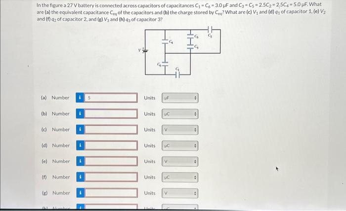 Solved In the figure a 27 V battery is connected across | Chegg.com