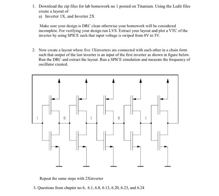 1. Download the zip files for lab homework no I | Chegg.com