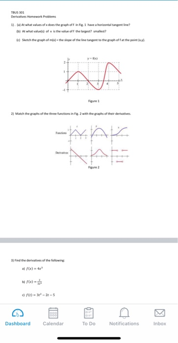 Solved TBUS 301 Derivatives Homework Problems 1). (a) At | Chegg.com