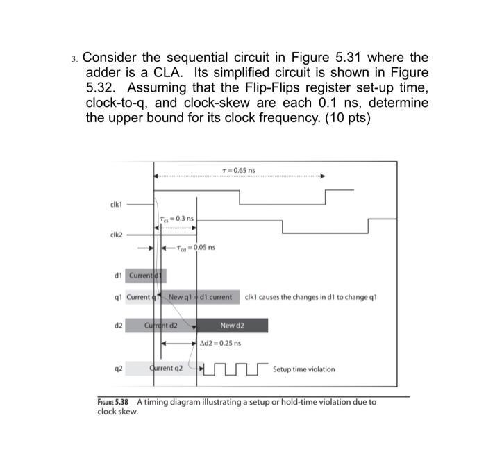 3. Consider the sequential circuit in Figure 5.31 | Chegg.com
