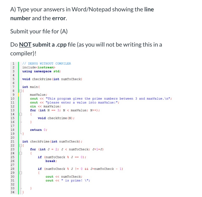 Solved A) Type your answers in Word/Notepad showing the line | Chegg.com