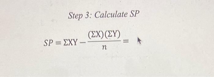 Solved 1. Calculate the SP (the sum of the products of | Chegg.com