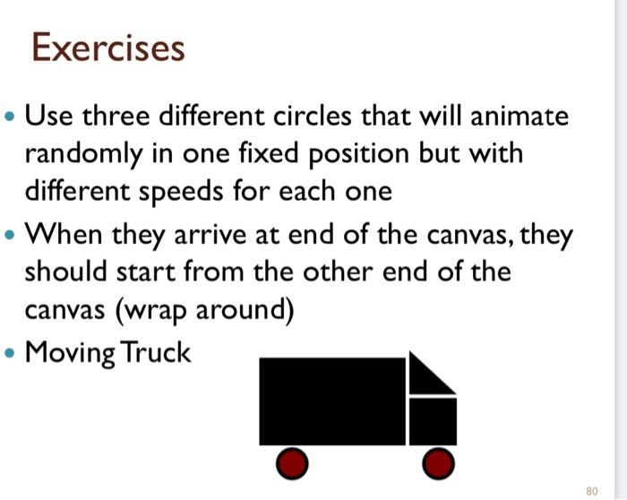 Solved Exercises Use three different circles that will | Chegg.com