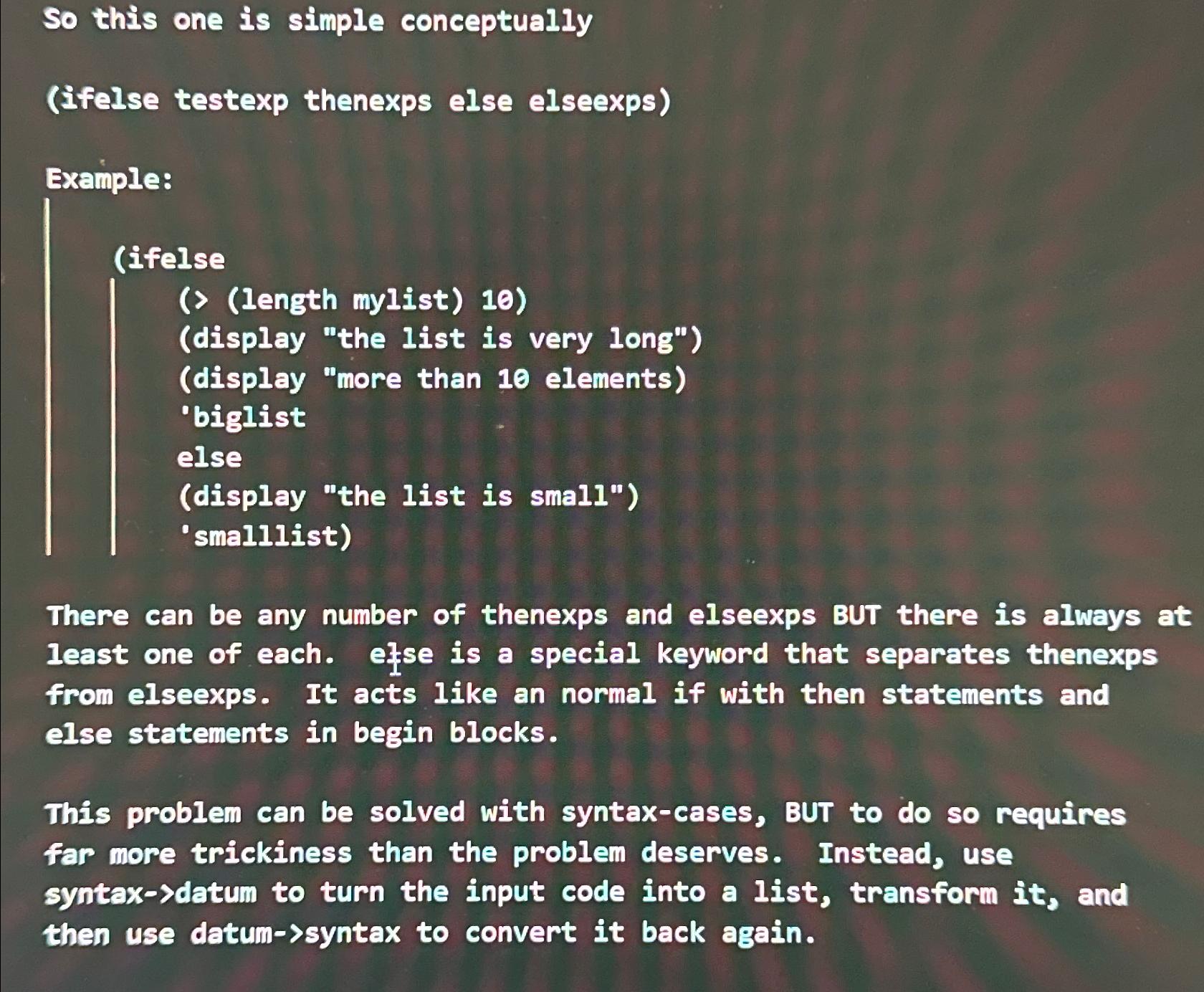 Solved So This One Is Simple Conceptuallyifelse Testexp 