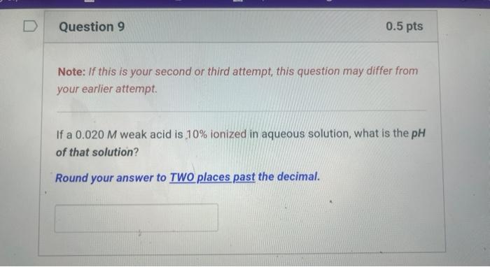 Solved Note: If this is your second or third attempt, this | Chegg.com
