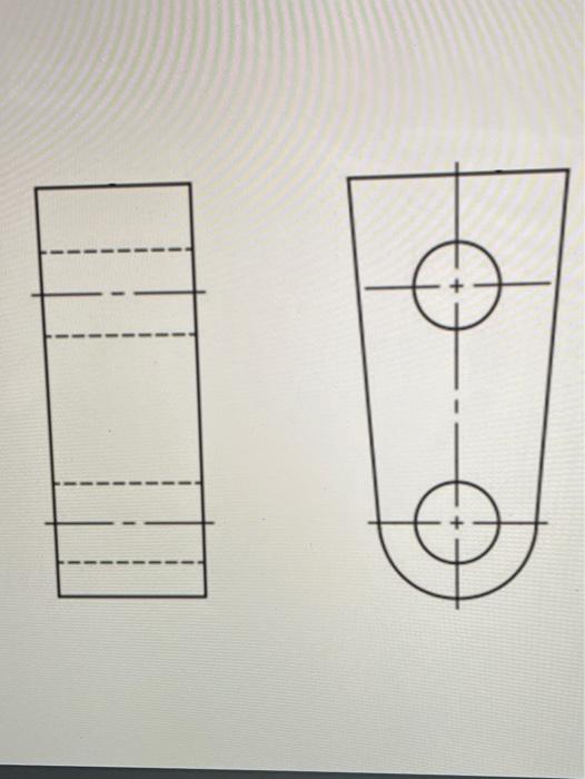 Solved Construct the extension lines,dimension lines,leaders | Chegg.com