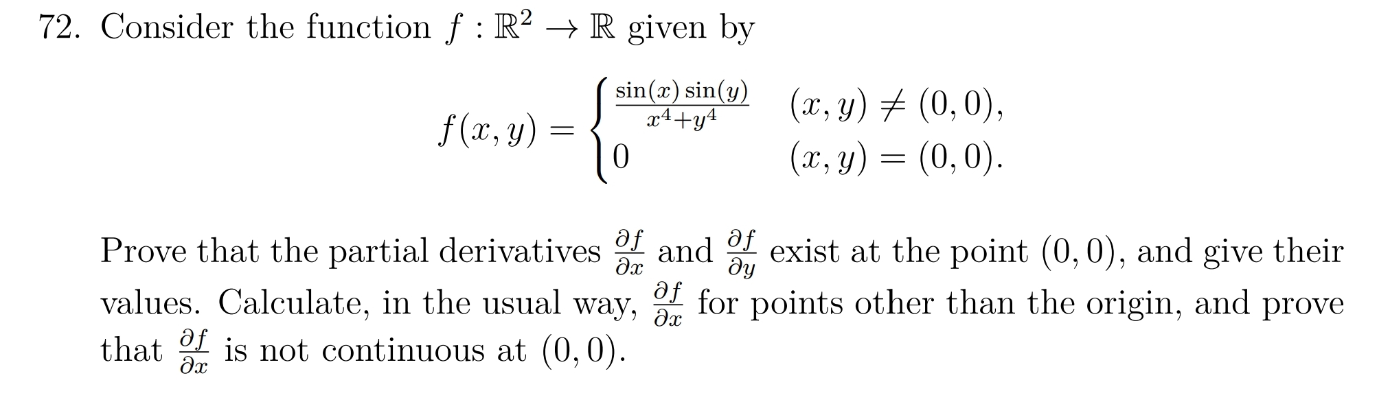 Solved Consider the function f:R2→R ﻿given | Chegg.com