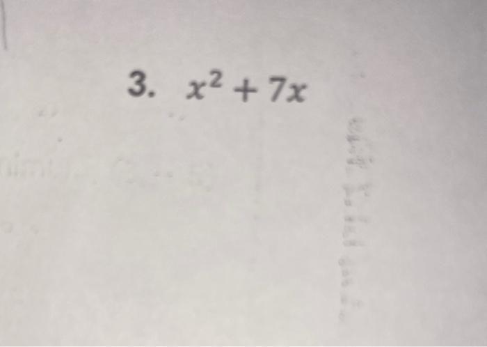 3. x2+7x4.4 Solving By Completing the Sa What Does A | Chegg.com