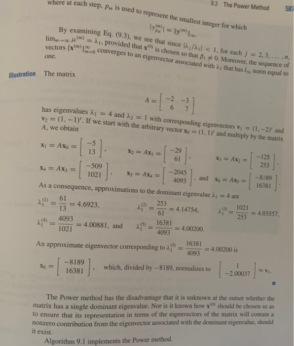 Solved (1) For A = 6 10 3 4 1 o 2 5 . (i) find 2) and (2) by | Chegg.com