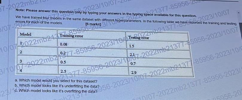 Note: Please answer this question only by typing your | Chegg.com