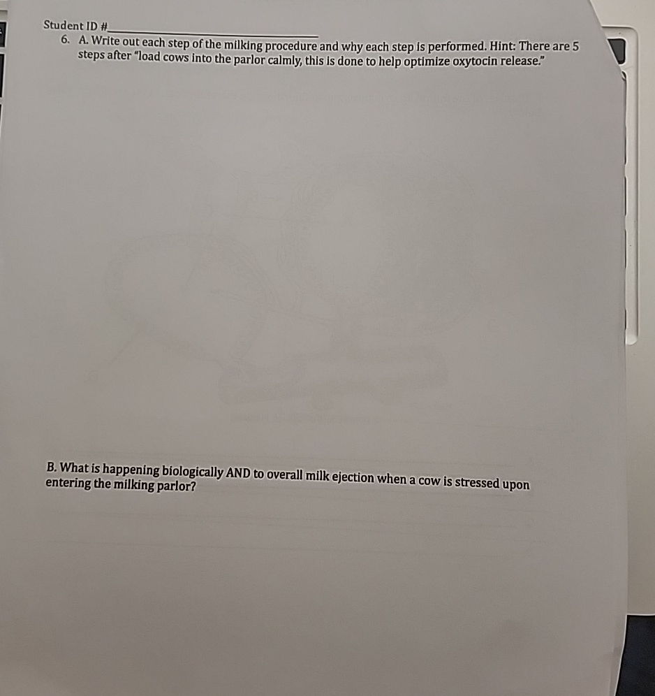 Solved Student ID #6. ﻿A. ﻿Write out each step of the | Chegg.com