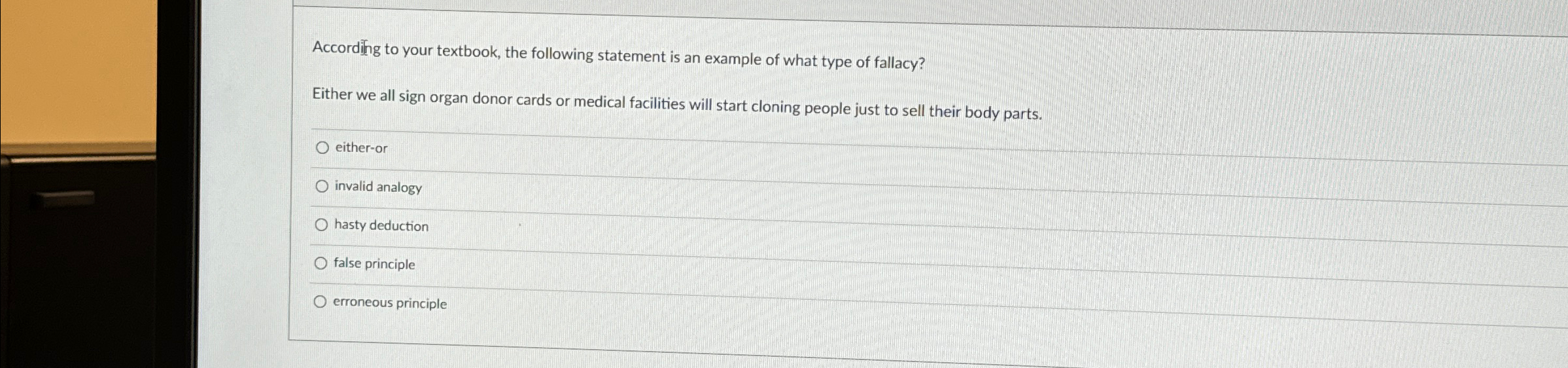 Solved According to your textbook, the following statement | Chegg.com