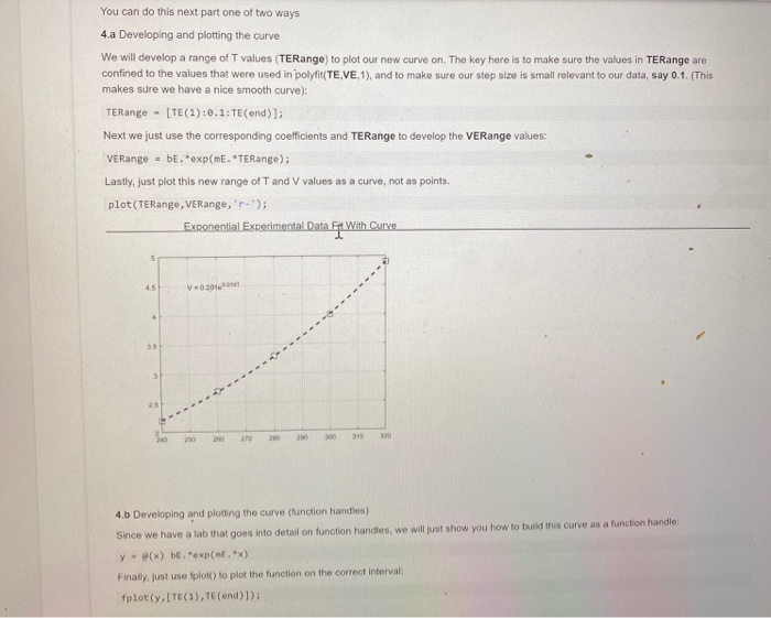 Solved 14.3 Practice with polyfit() - Exponential Curve | Chegg.com