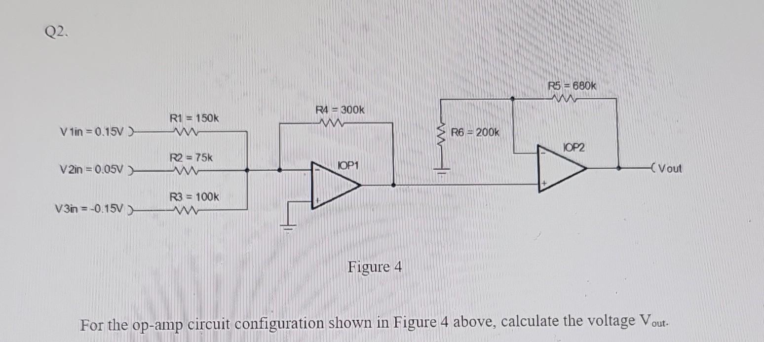 Solved For the op-amp circuit configuration shown in Figure | Chegg.com