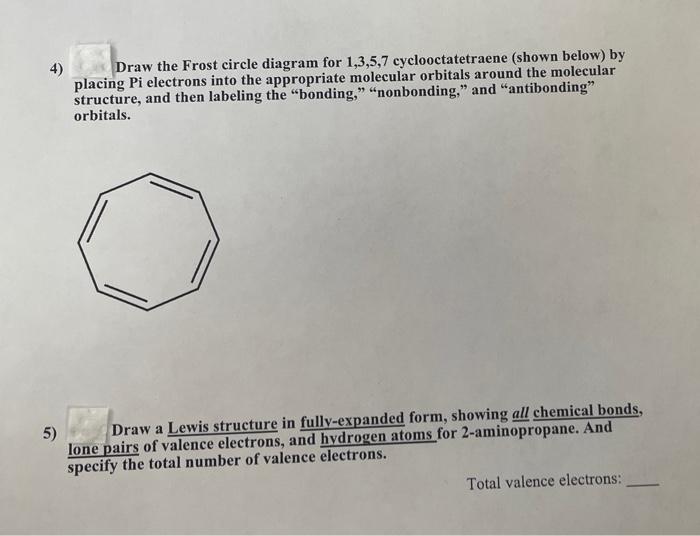 Solved 4) Draw the Frost circle diagram for 1,3,5,7 | Chegg.com
