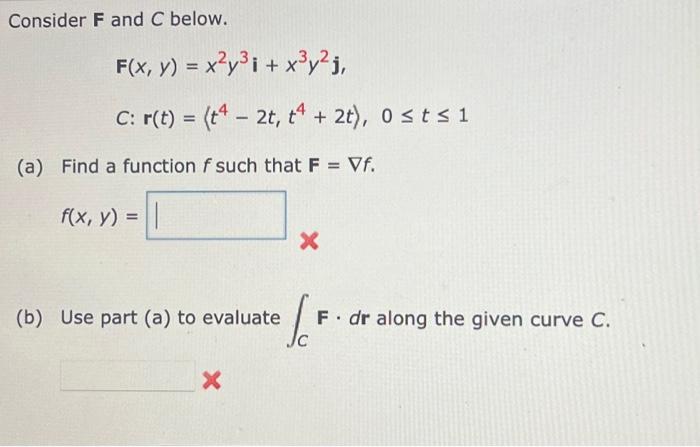 Solved Consider F and C below. | Chegg.com