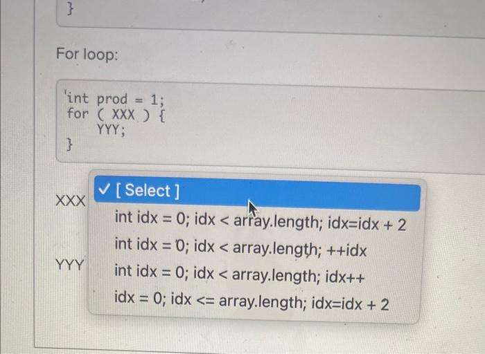 Solved Which of the following lines of code can replace the | Chegg.com