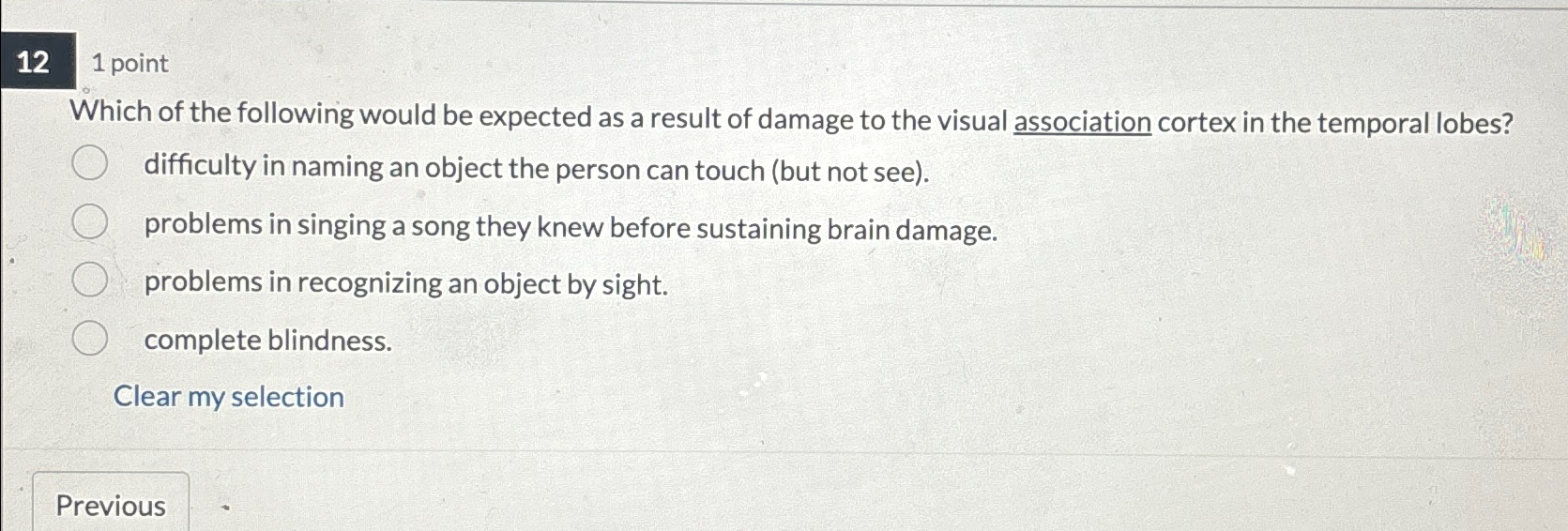Solved 121 ﻿pointWhich of the following would be expected as | Chegg.com