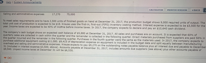 Solved Problem 21-6A (Part Level Submission) Krause | Chegg.com