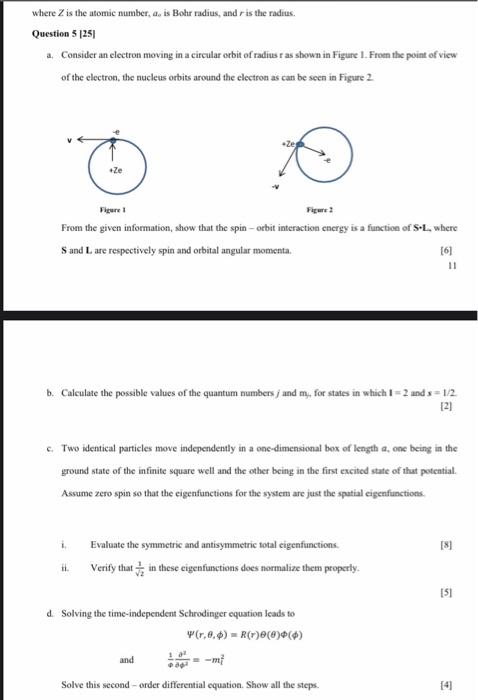 Solved Question 4 1251 Angular momentum of a particle, | Chegg.com