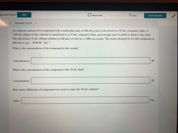 Solved ignment Score: 39% Resources Hint Check Answer Solved ignment Score: 39% Resources Hint Check Answer