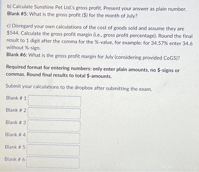 Solved Sunshine Pets Ltd. holds beginning inventory of 18 | Chegg.com