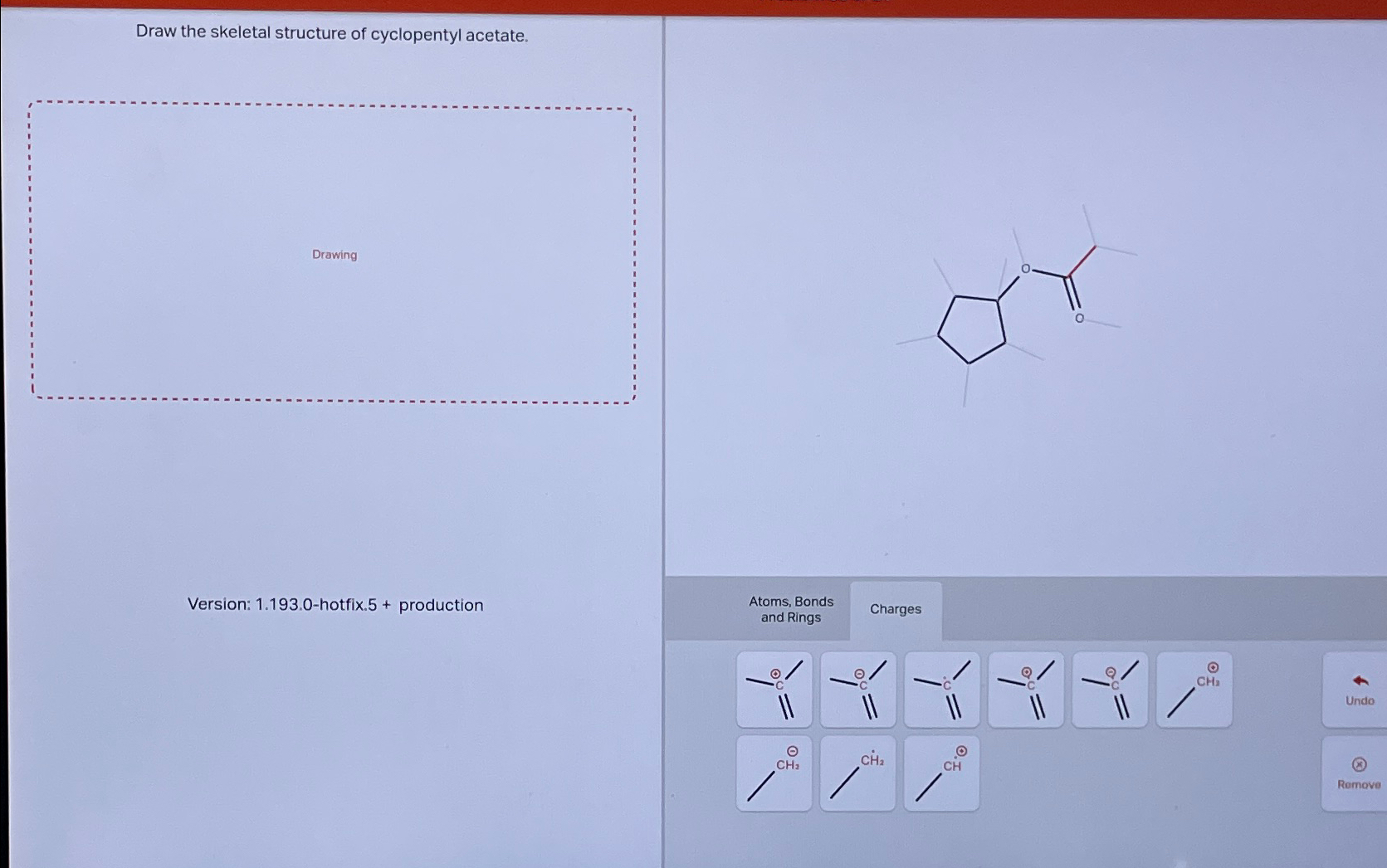 Solved Draw the skeletal structure of cyclopentyl | Chegg.com