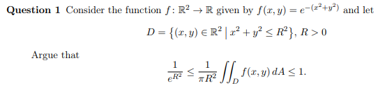 Solved Question 1 ﻿Consider the function f:R2→R ﻿given by | Chegg.com