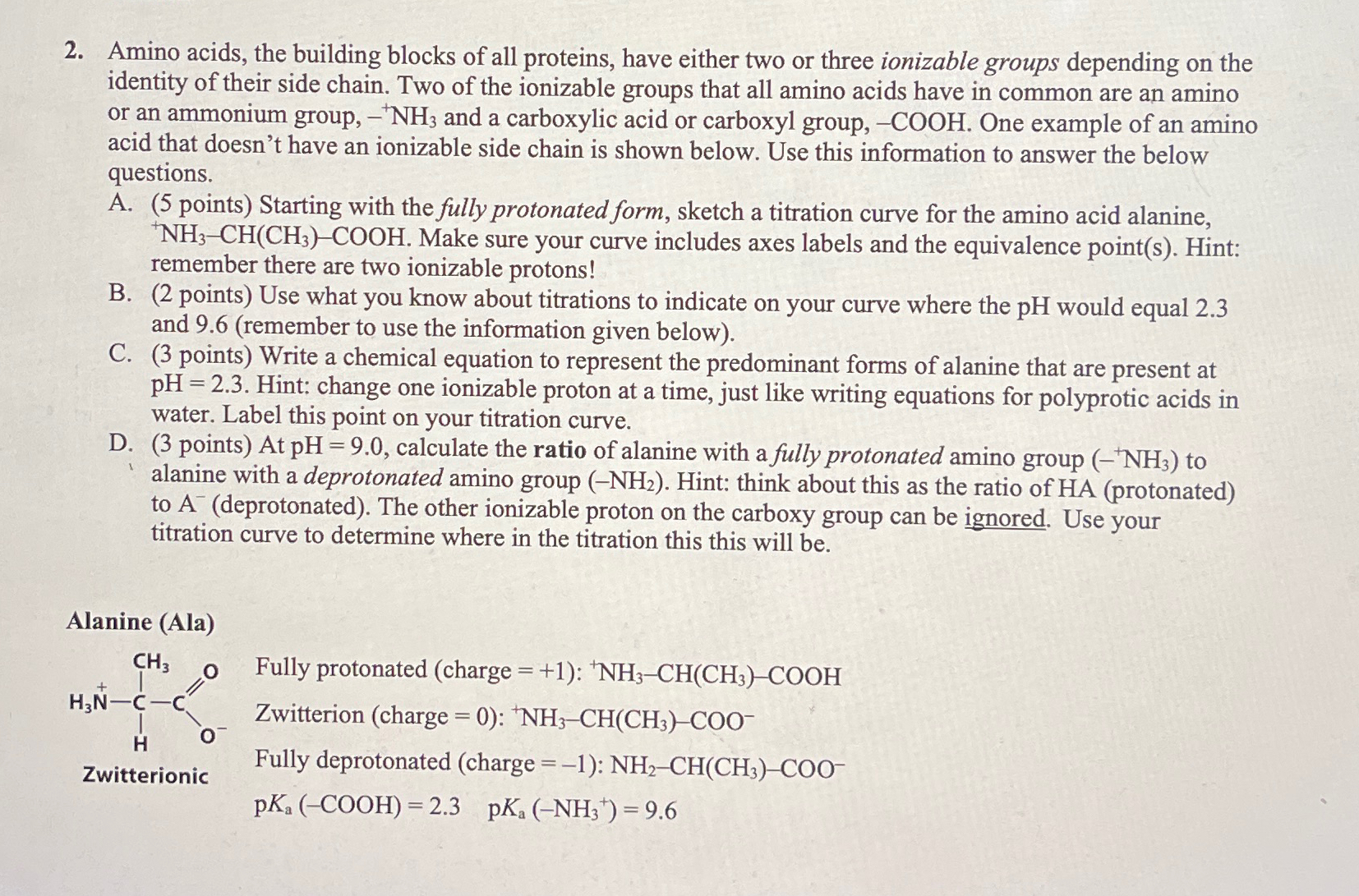 Solved Amino acids, the building blocks of all proteins, | Chegg.com