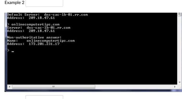 Solved Fill in the blanks with the command that produced the | Chegg.com