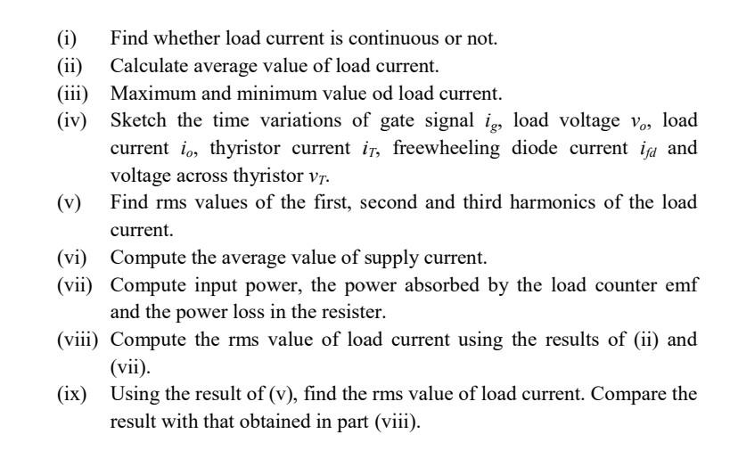 Solved (b). A type-A chopper feeds power to RLE load with R | Chegg.com
